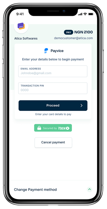 ITEX. The simplest way to accept payments